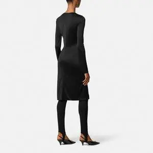 Versace Viscose Jersey Midi Dress