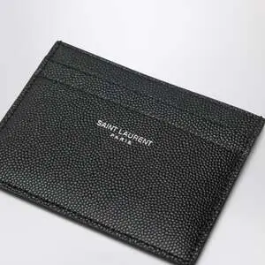Saint Laurent Textured Leather Card Holder