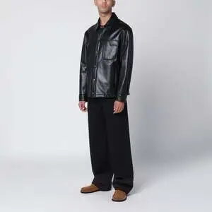 SALVATORE SANTORO Leather Overshirt