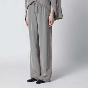 RÓHE Light Wide Striped Trousers - Grey