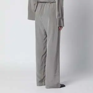 RÓHE Light Wide Striped Trousers - Grey