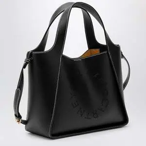 Stella McCartney Medium Stella Logo Bag - Black