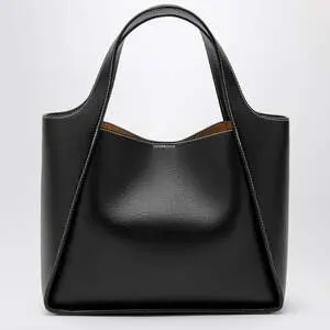 Stella McCartney Medium Stella Logo Bag - Black