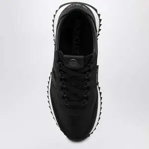 Moncler Pacey2 Suede And Nubuck Sneakers - Black