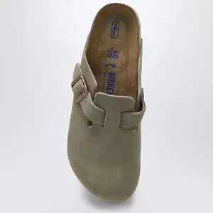 BIRKENSTOCK Suede Clogs With Adjustable Buckle