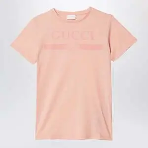 Gucci Crewneck T-shirt With Logo Print