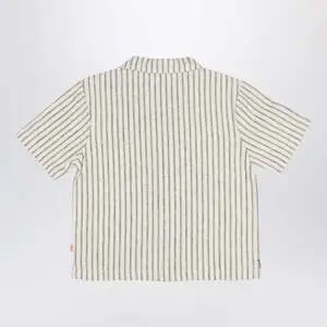 BÚHO Striped Linen Blend Shirt
