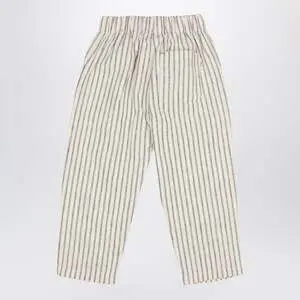 BÚHO Striped Linen Blend Trousers