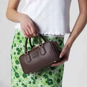 Miu Miu Arcadie Regular Satchel - Brown