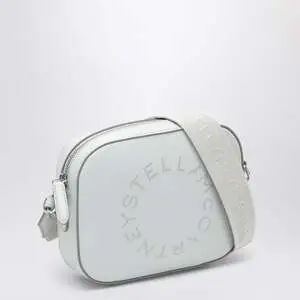 Stella McCartney Pearl Vegan Leather Camera Bag With Studded Logo - Grey