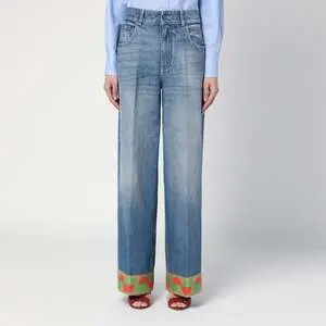 Valentino Garavani Light Wash Jeans For Women