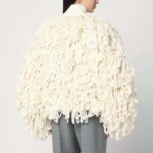 Stella McCartney Wool Bomber Jacket With Fringes