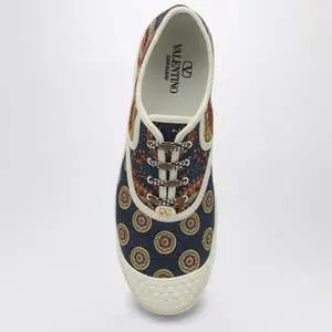Valentino Garavani Voyage Imaginaire Fabric Sneakers - Beige