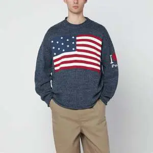 Polo Ralph Lauren I Love Polo" Flag Sweater
