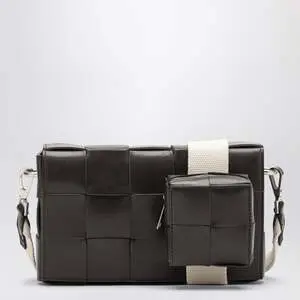 Bottega Veneta Dark Cassette Shoulder Bag - Brown