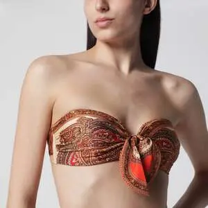 Zimmermann Mahon Scarf Bikini Top - Multicolor