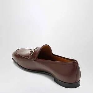 Gucci Jordaan Loafer In Leather - Brown