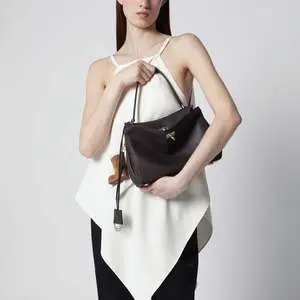 Balenciaga Rodeo Bag In Calfskin Leather - Brown