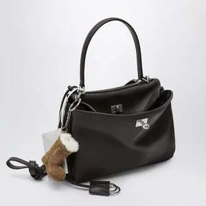 Balenciaga Rodeo Bag In Calfskin Leather - Brown