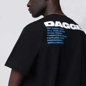 DAGGER Faded T-shirt With Logo Print