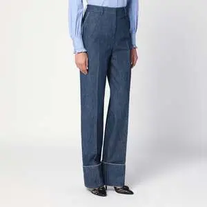 Valentino Garavani Chambray Denim Trousers