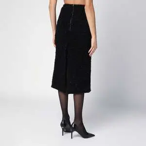 Balenciaga Tweed Midi Skirt