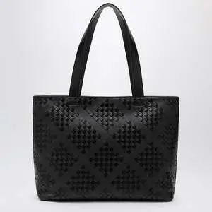 Bottega Veneta Intrecciato Tote Bag - Black