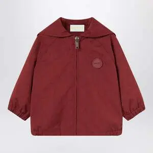 Gucci Nylon Twill Jacket With Gg Motif