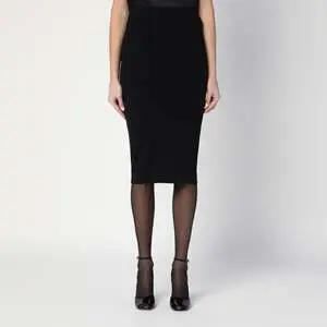 Saint Laurent Wool Pencil Skirt