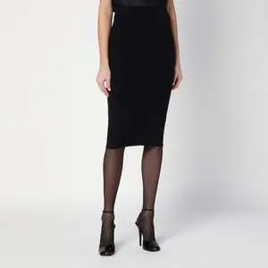 Saint Laurent Wool Pencil Skirt