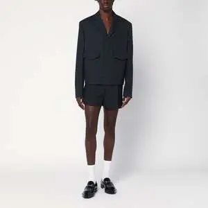 Gucci Wool Gabardine Single-breasted Jacket