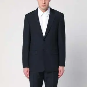 Burberry Navy Wool Blend Jacket