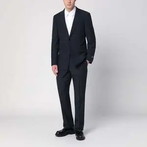Burberry Navy Wool Blend Jacket