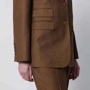 Burberry Tailored Single-breasted Jacket In Wool And Mohair