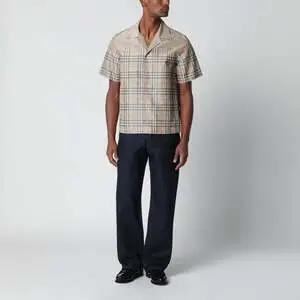 Burberry Shirt With Shaded Check Pattern