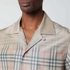 Burberry Shirt With Shaded Check Pattern