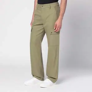 Burberry Khaki Cotton Cargo Pants