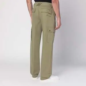 Burberry Khaki Cotton Cargo Pants