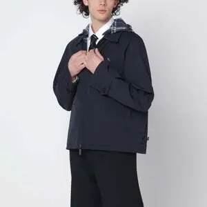 Burberry Reversible Cotton Jacket With Check Pattern