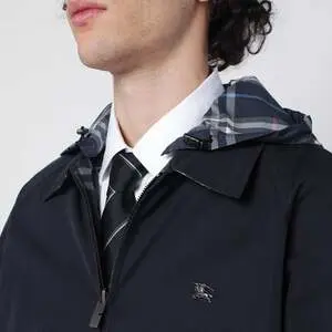 Burberry Reversible Cotton Jacket With Check Pattern