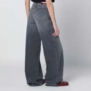 Gucci Stone-washed Wide-leg Jeans