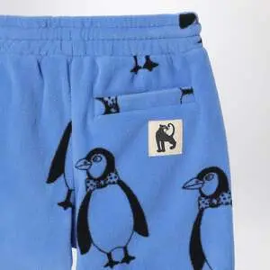 MINI RODINI Penguin Print Fleece Jogging Trousers