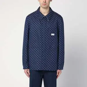 Gucci Gg Shadow Jacquard Denim Jacket