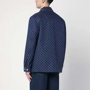 Gucci Gg Shadow Jacquard Denim Jacket