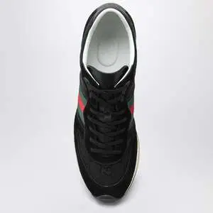 Gucci Gg Nylon And Suede Sneakers