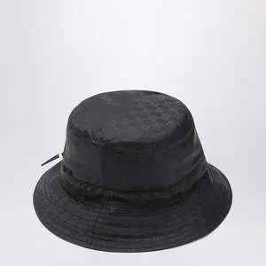Gucci Reversible Gg Nylon Bucket Hat - Black