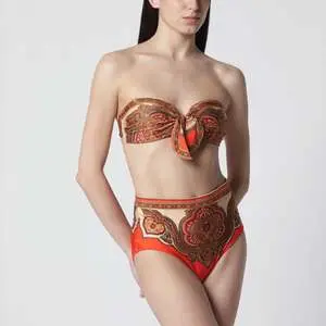 Zimmermann Mahon High-waisted Bikini Bottoms - Multicolor