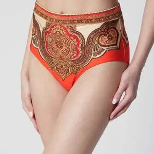 Zimmermann Mahon High-waisted Bikini Bottoms - Multicolor