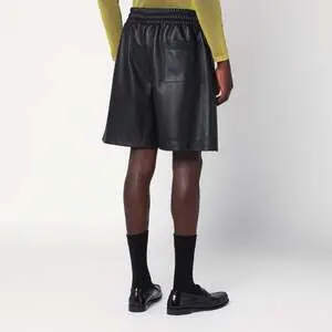 Gucci Leather Bermuda Shorts