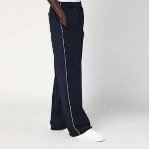 Gucci Navy Pants In Technical Jersey